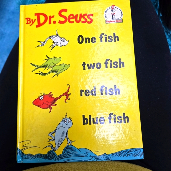 Dr. Seuss | Other | Vintage Dr Seuss One Fish Two Fish Red Fish Blue ...